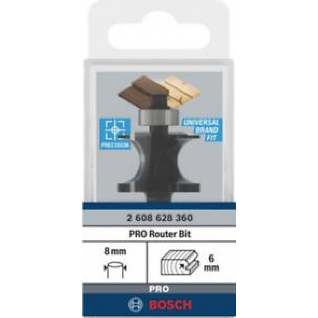 Фрезер за полукръгли детайли BOSCH R6 mm