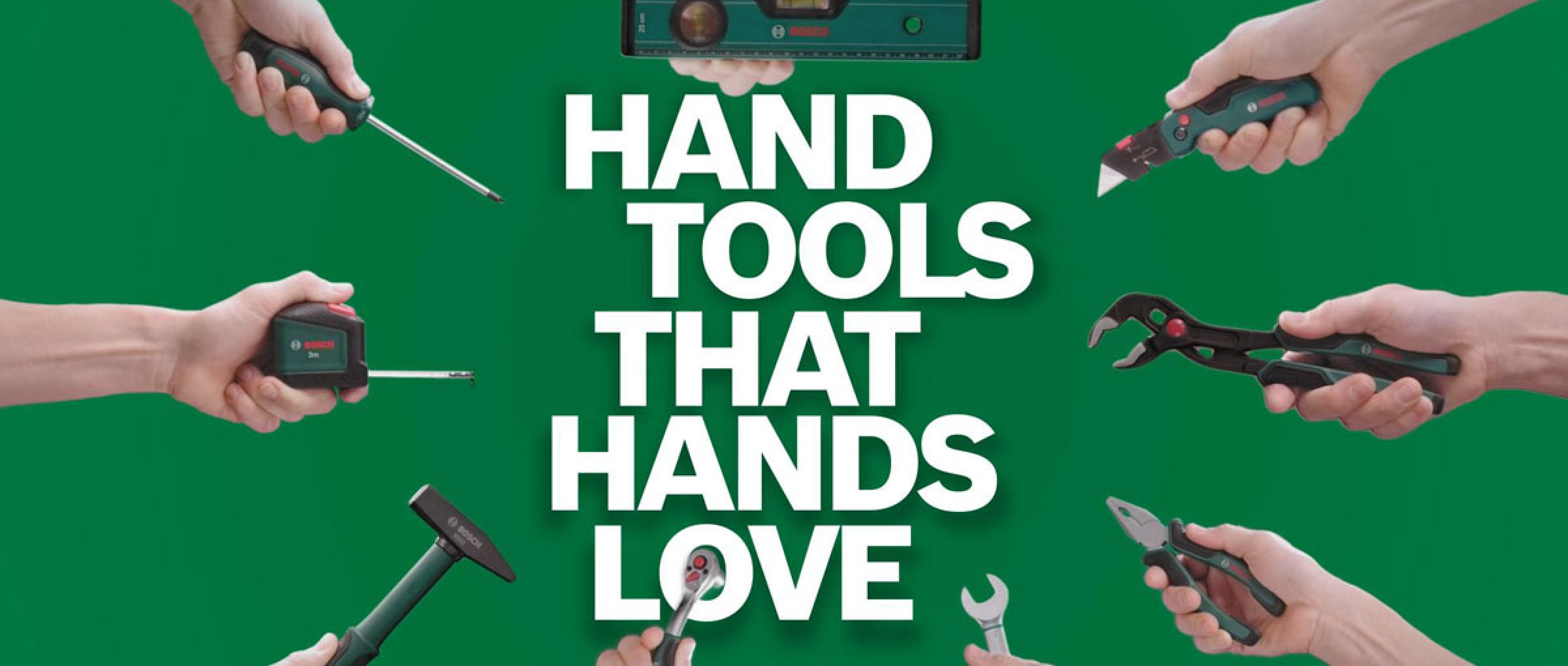 Ново: Ръчни инструменти BOSCH - пасват идеално във всяка ръка