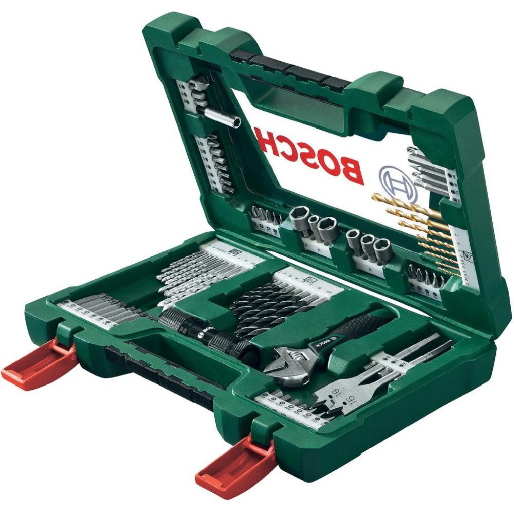 Комплект битове и TiN свредла BOSCH V-LINE - 83 части